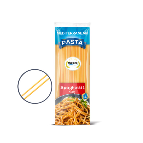 Spaghetti 1 - MedilifeFood - Mediterranean Premium Pasta